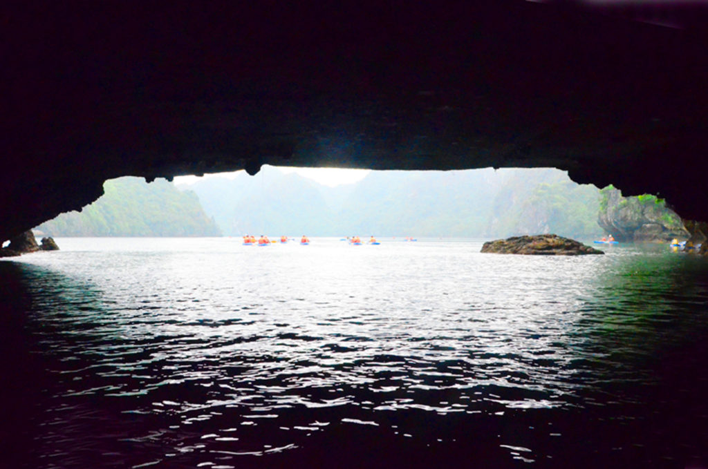 Ba Ham Lake in Lan Ha Bay to Explore Three Water Tunnels